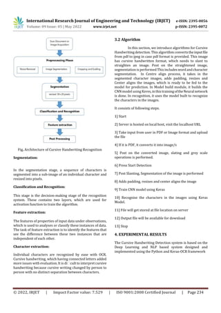 A Deep Learning Approach to Recognize Cursive Handwriting | PDF