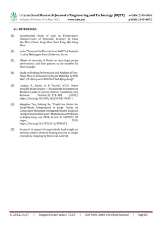 Use and effectiveness of Hydraulic Retarders | PDF | Physics | Science