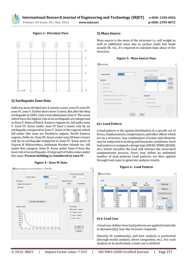 Design & Analysis of Multi-storied Building under Static and Dynamic Loading Conditions | PDF