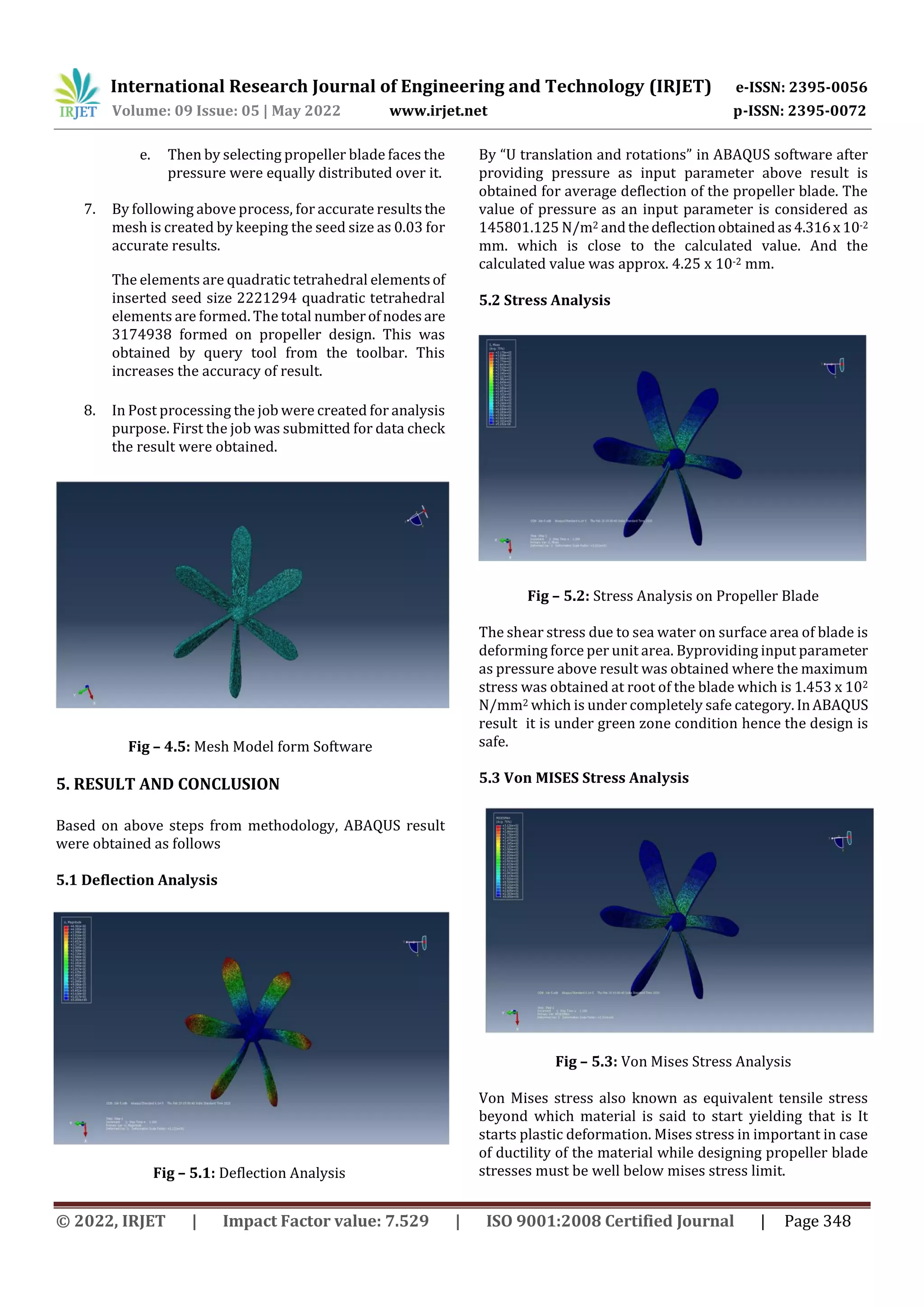 CAE ANALYSIS – PROPELLER BLADE | PDF