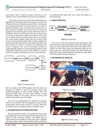 Automatic Music Generation Using Deep Learning | PDF
