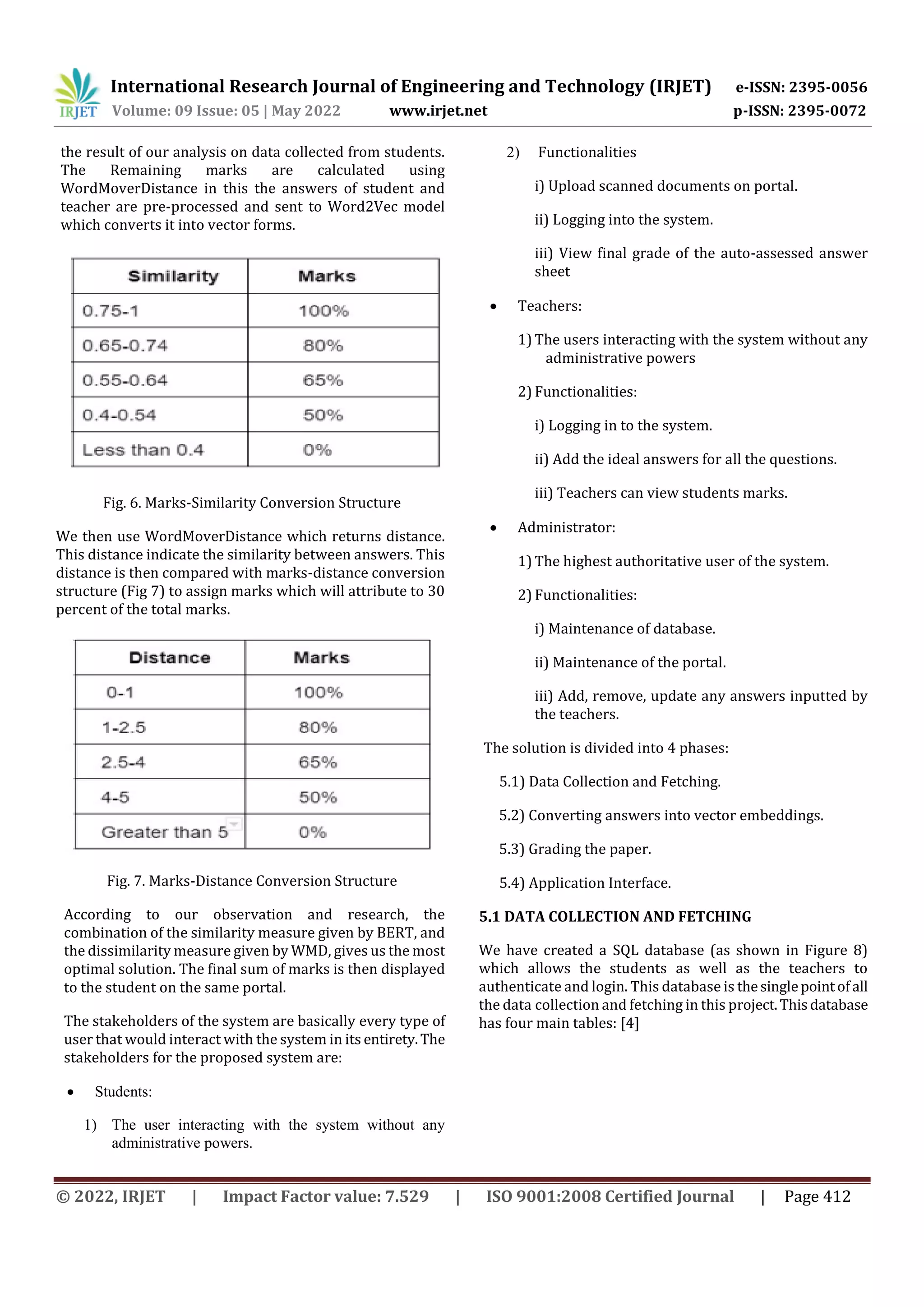 Automatic Grading of Handwritten Answers | PDF