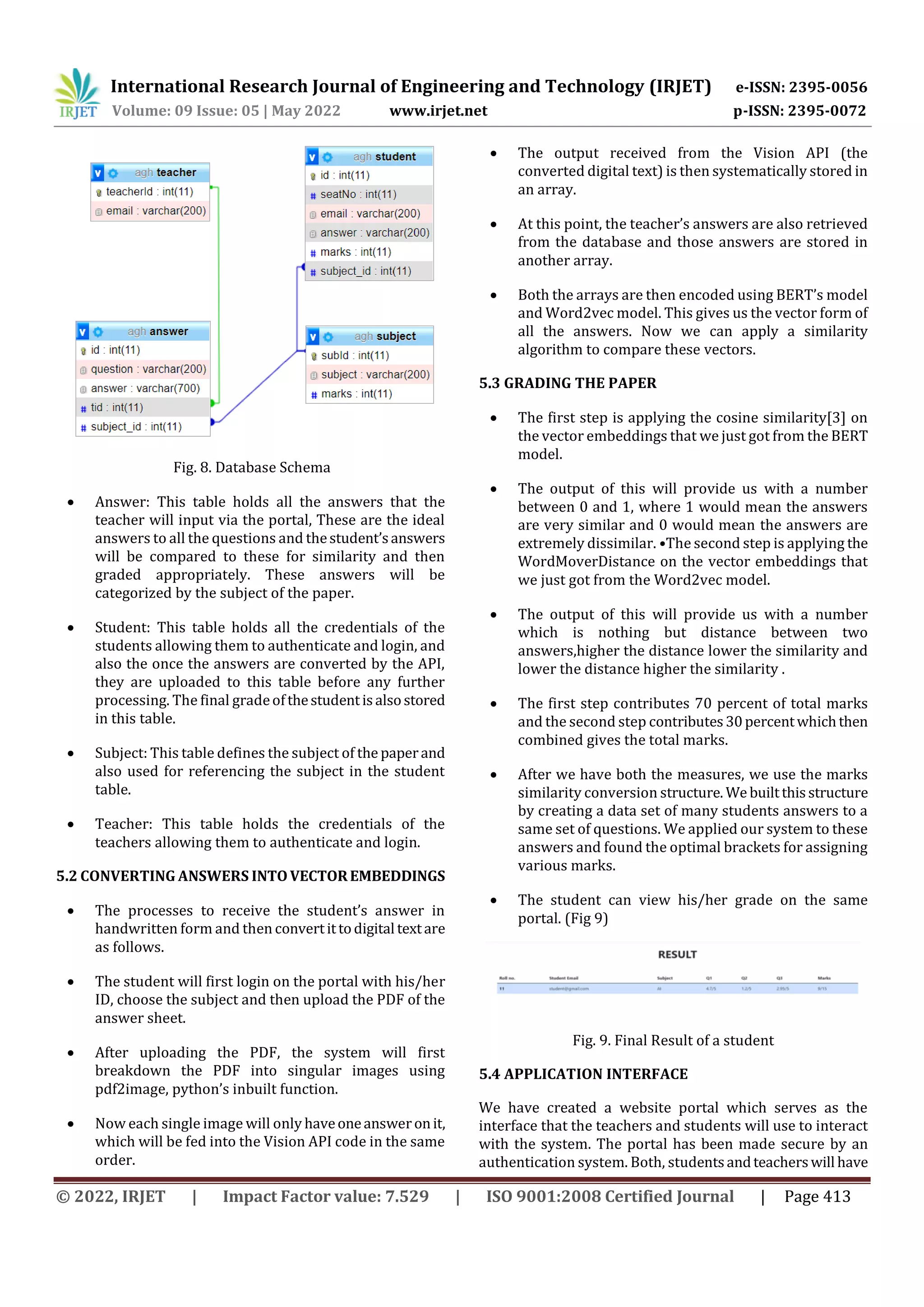 Automatic Grading of Handwritten Answers | PDF