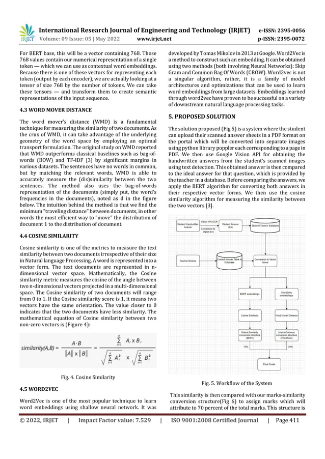 Automatic Grading of Handwritten Answers | PDF
