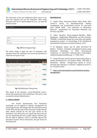 Identity Management using Blockchain Technology | PDF