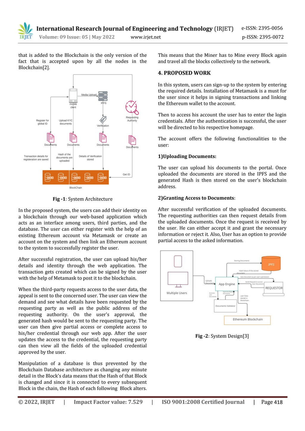 Identity Management using Blockchain Technology | PDF