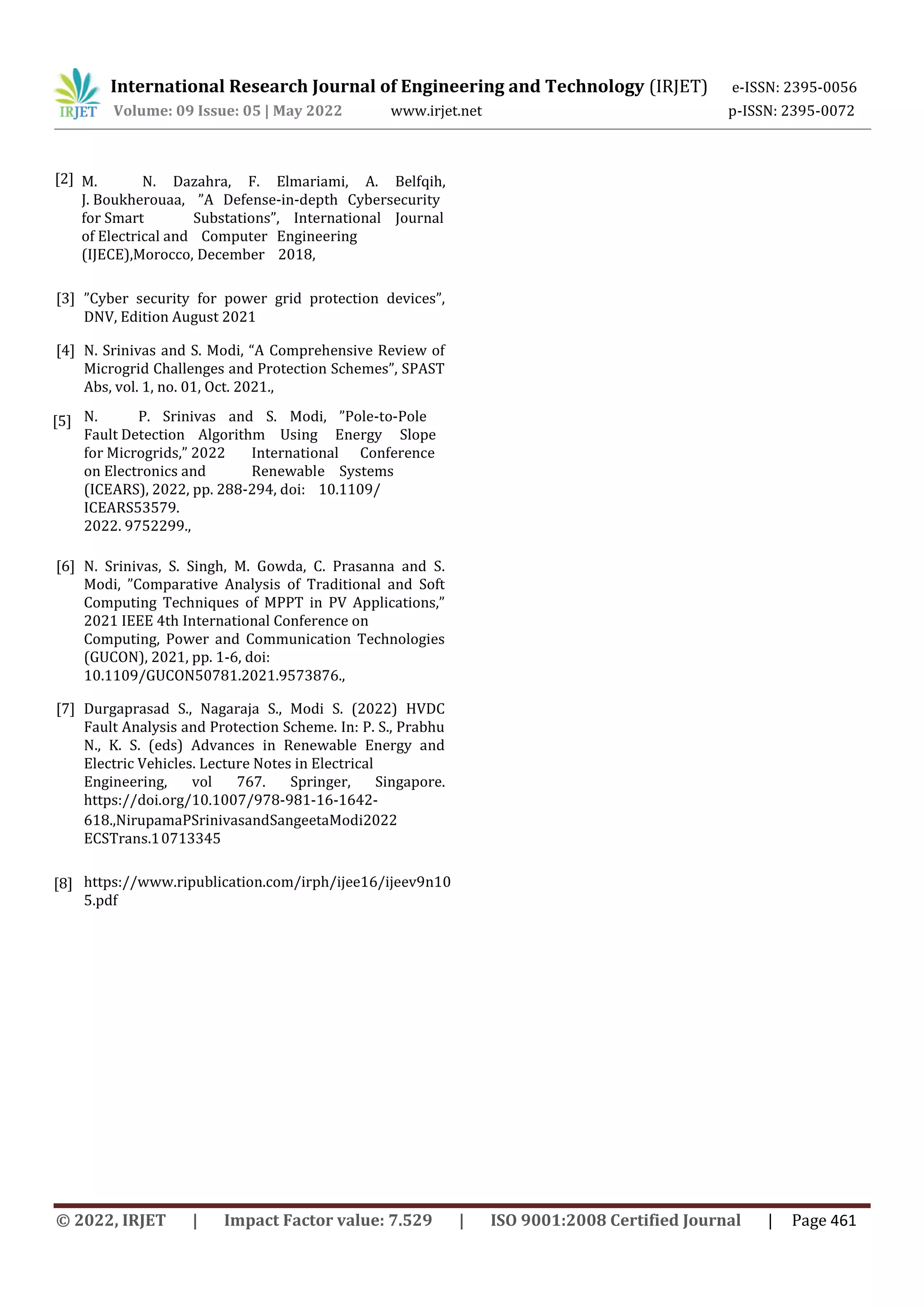 A Review of Cybersecurity in Power Substations | PDF