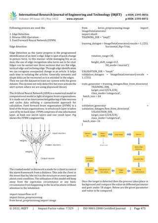Fire Detection & Alert System using AI | PDF