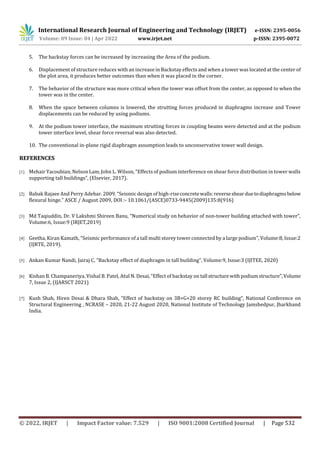 Effect of Backstay on Tall Structures with Podium | PDF