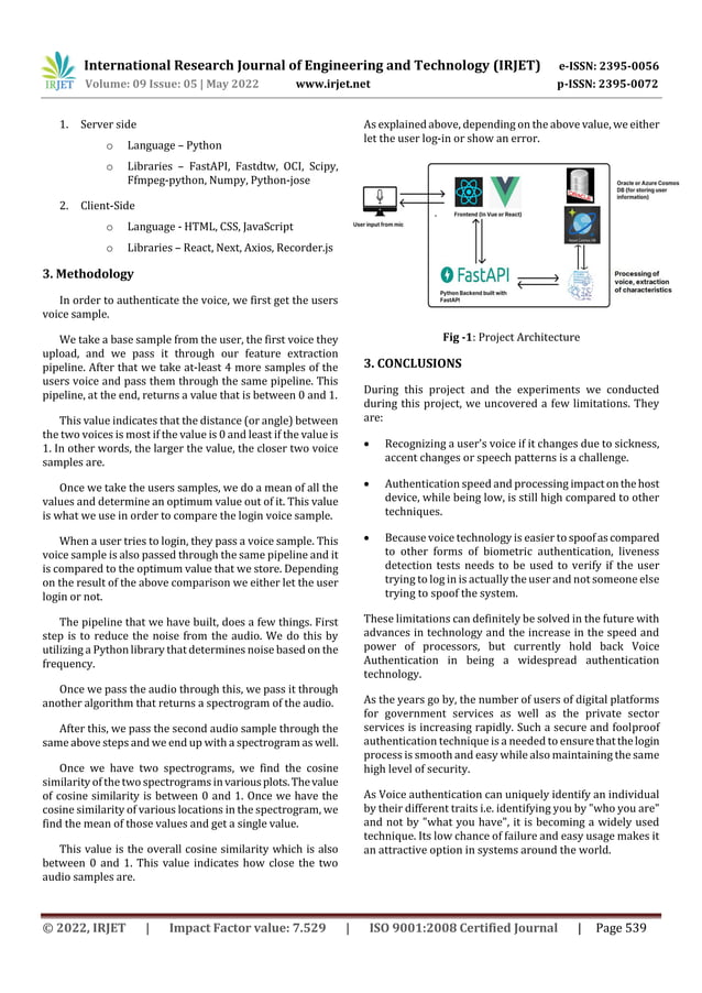 Voice-based Login System | PDF | Digital Audio | Computer Software and Applications