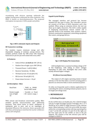 Automation of Railway Gate and Road traffic using Internet of Things ...