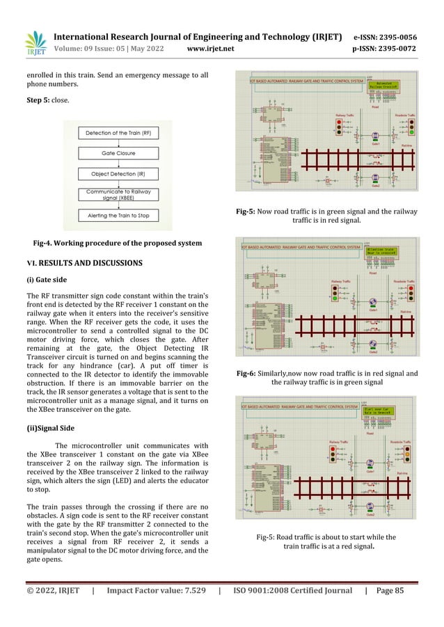 Automation of Railway Gate and Road traffic using Internet of Things (IoT) | PDF
