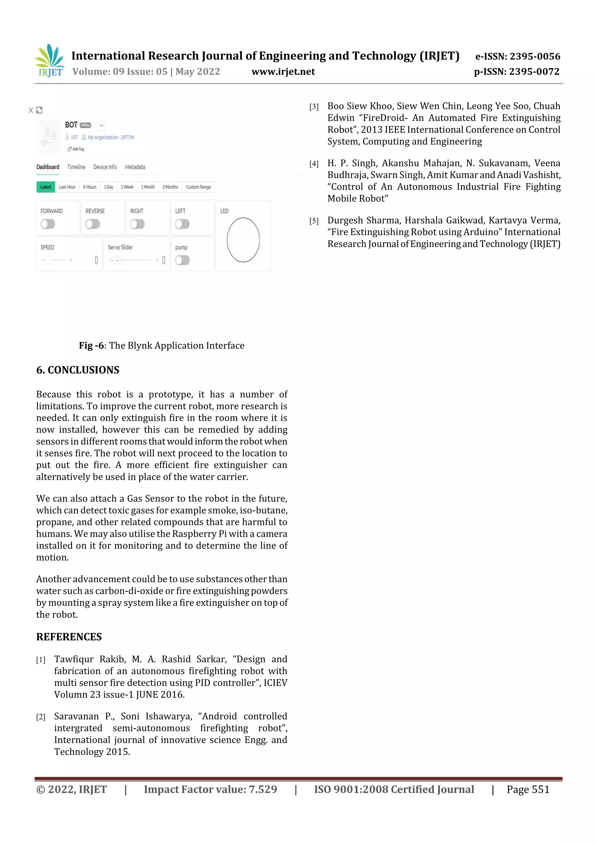Design and Development of a 360-degree Fire Extinguisher Robot using Microcontroller | PDF