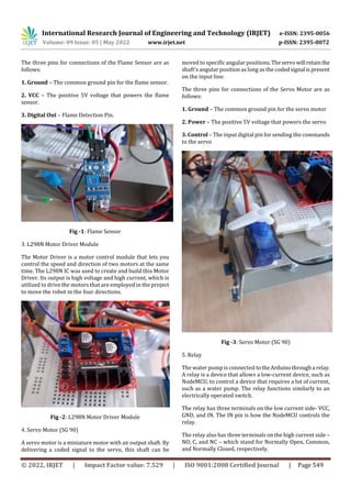 Design and Development of a 360-degree Fire Extinguisher Robot using ...