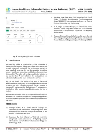 Design and Development of a 360-degree Fire Extinguisher Robot using ...