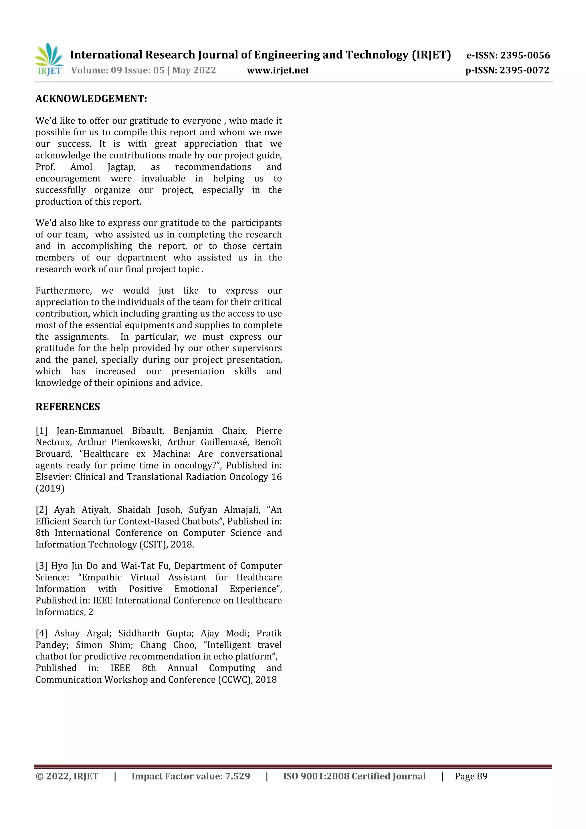 Health Care System with Smart Assistant | PDF