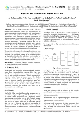 Health Care System with Smart Assistant | PDF