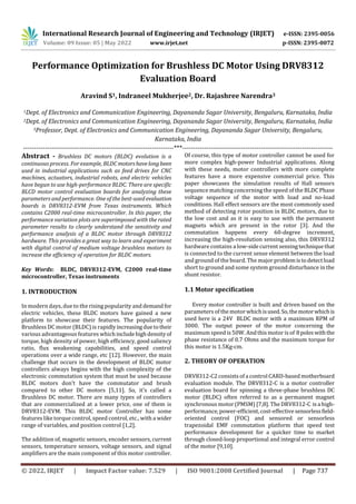 Performance Optimization for Brushless DC Motor Using DRV8312 Evaluation Board | PDF