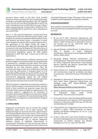 A REVIEW ON LATENT FINGERPRINT RECONSTRUCTION METHODS | PDF | Photo Editing Software | Computer ...