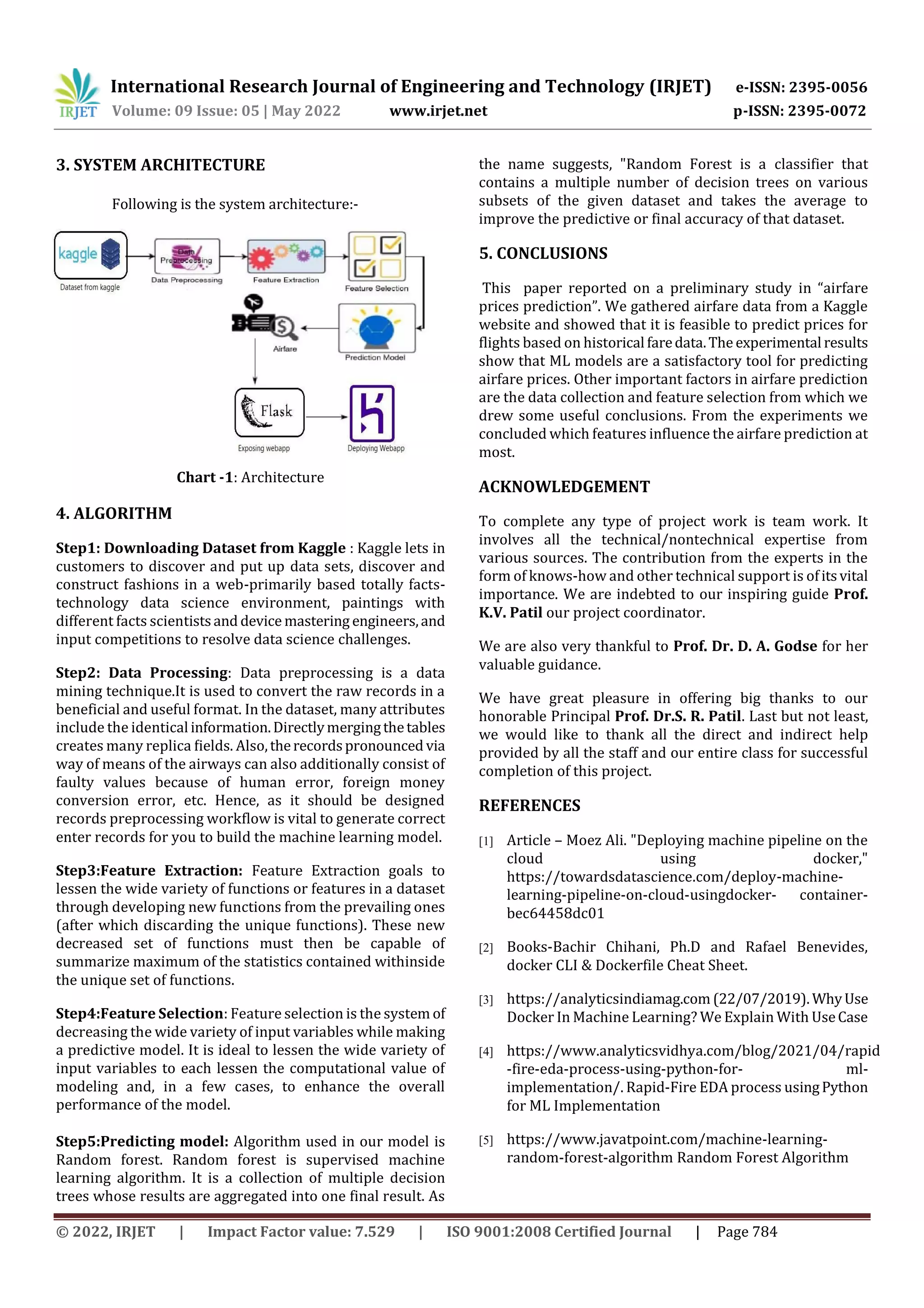 Airfare Price Prediction System | PDF