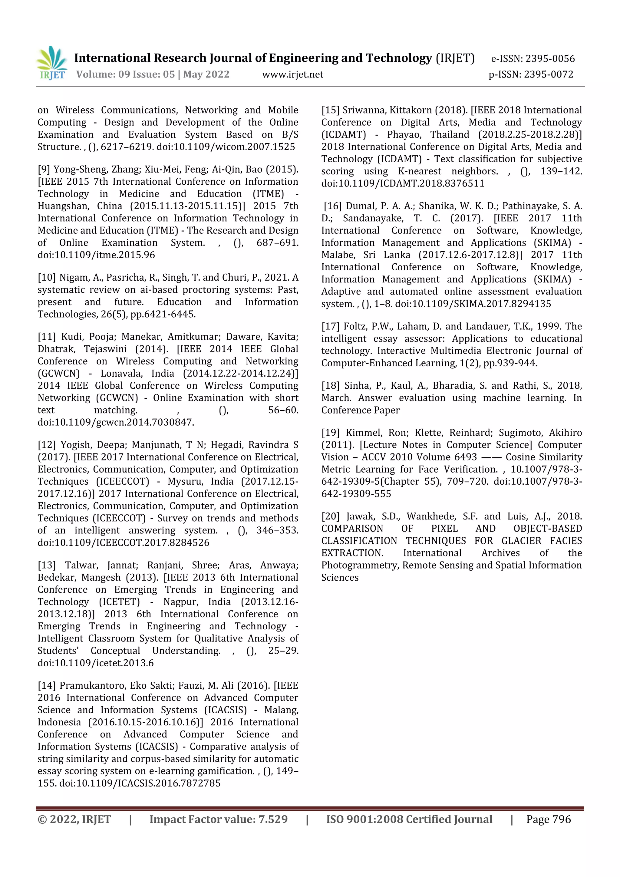 Online Examination and Evaluation System | PDF