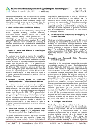 Online Examination and Evaluation System | PDF | Educational Assessment | Education