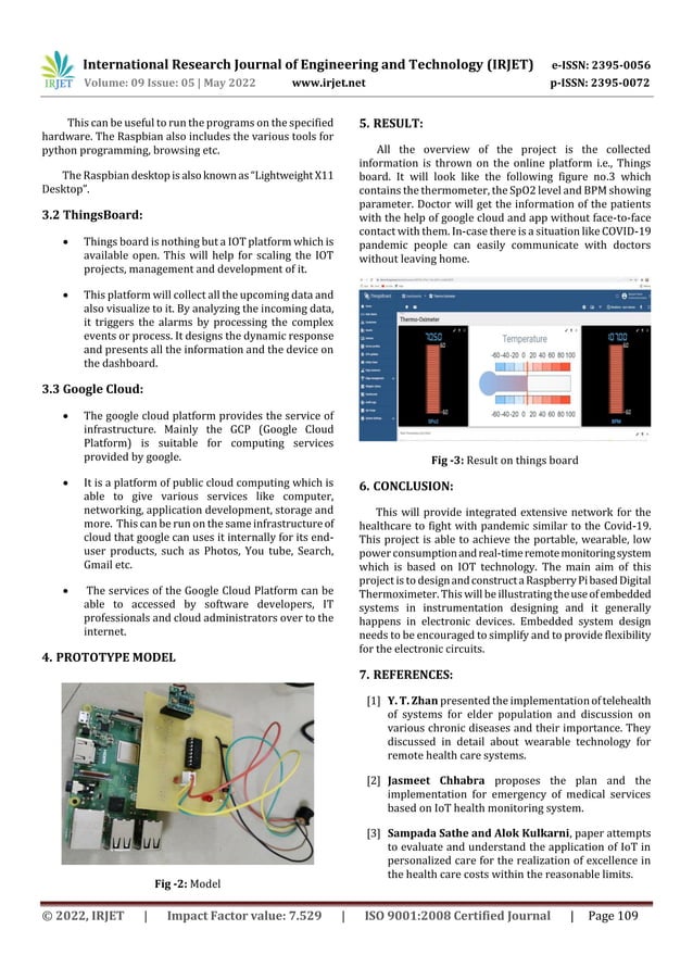 Digital Thermoximeter Using IOT | PDF