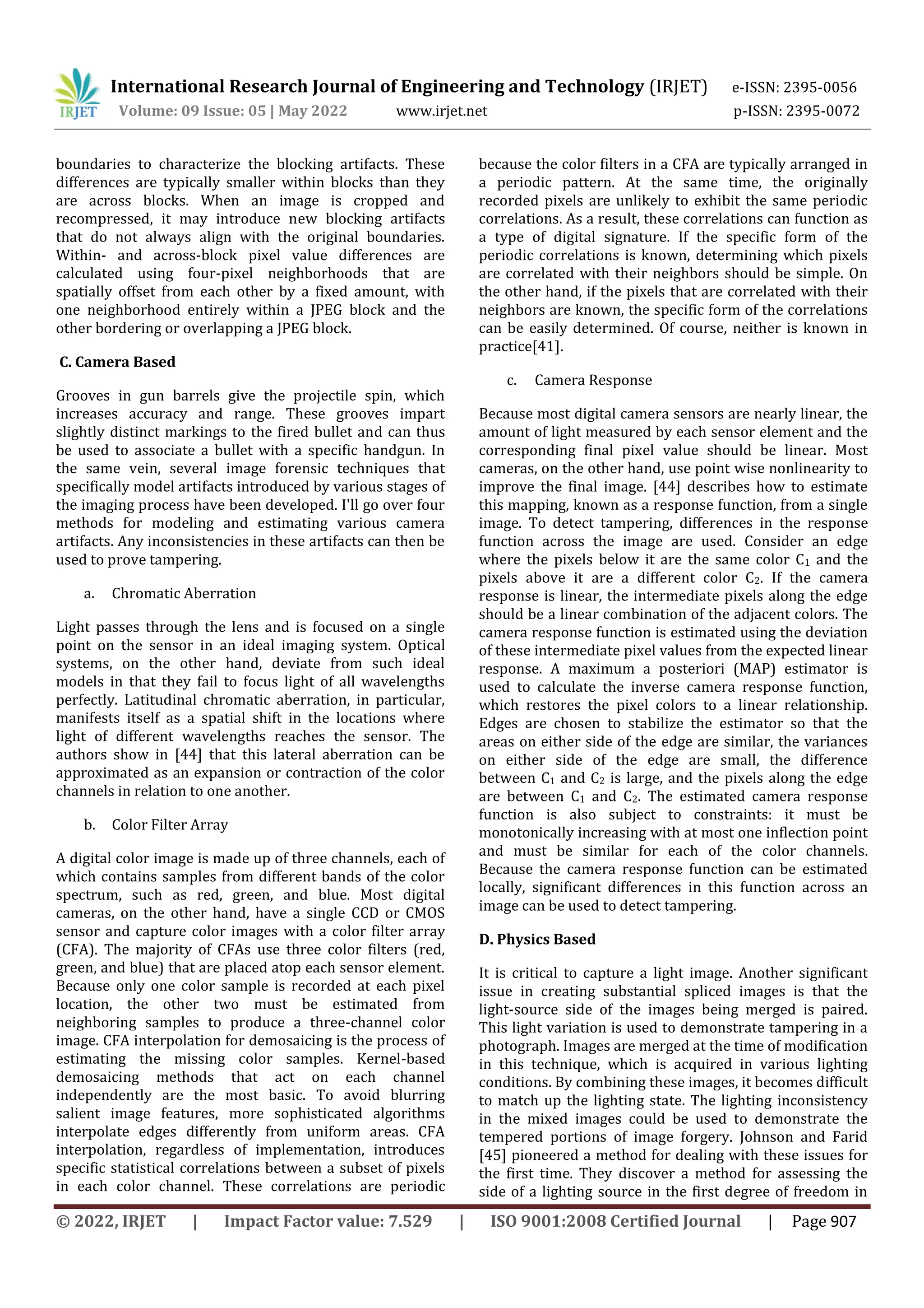 A Study of Image Tampering Detection | PDF
