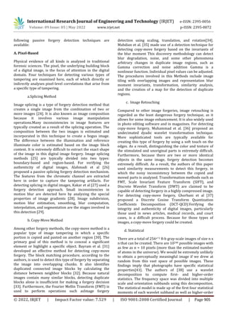 A Study of Image Tampering Detection | PDF