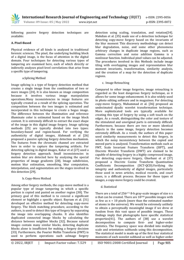 A Study of Image Tampering Detection | PDF | Photo Editing Software | Computer Software and ...