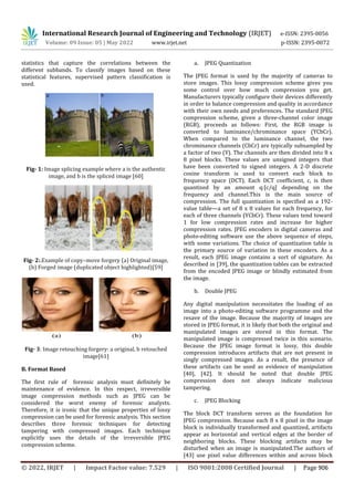 A Study of Image Tampering Detection | PDF