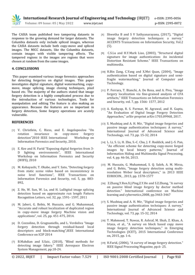 A Study of Image Tampering Detection | PDF | Photo Editing Software | Computer Software and ...