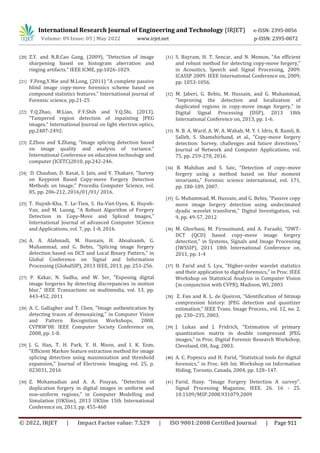 A Study of Image Tampering Detection | PDF