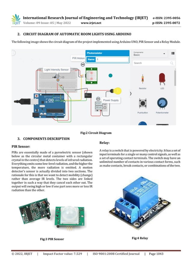 Automatic Room Lighting System | PDF