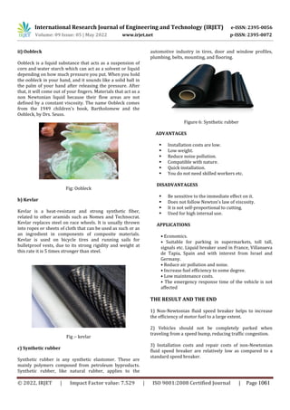 Reading and Analyzing of Non-Newtonian speed Bumps (speed breakers) | PDF