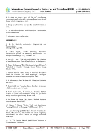 Reading and Analyzing of Non-Newtonian speed Bumps (speed breakers) | PDF