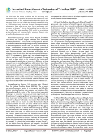 A Review on Visual Art Using Python and OpenCV | PDF