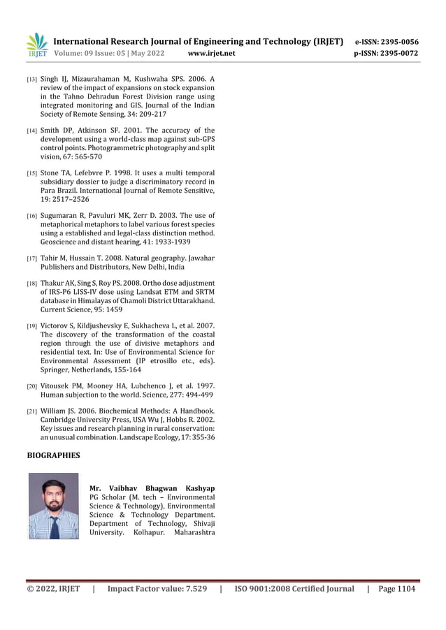 Review Paper: Analysis of Landslide Hazard Zones (Hotspots) & Mitigation in Western Ghat ...