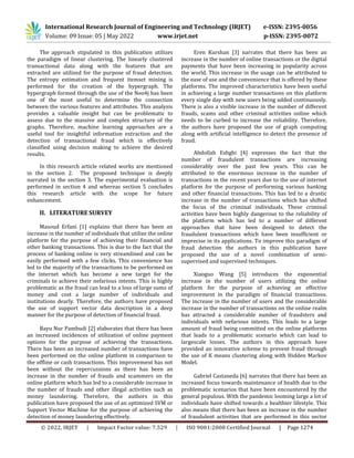 E-Commerce Transaction Fraud Detection through Machine Learning | PDF ...