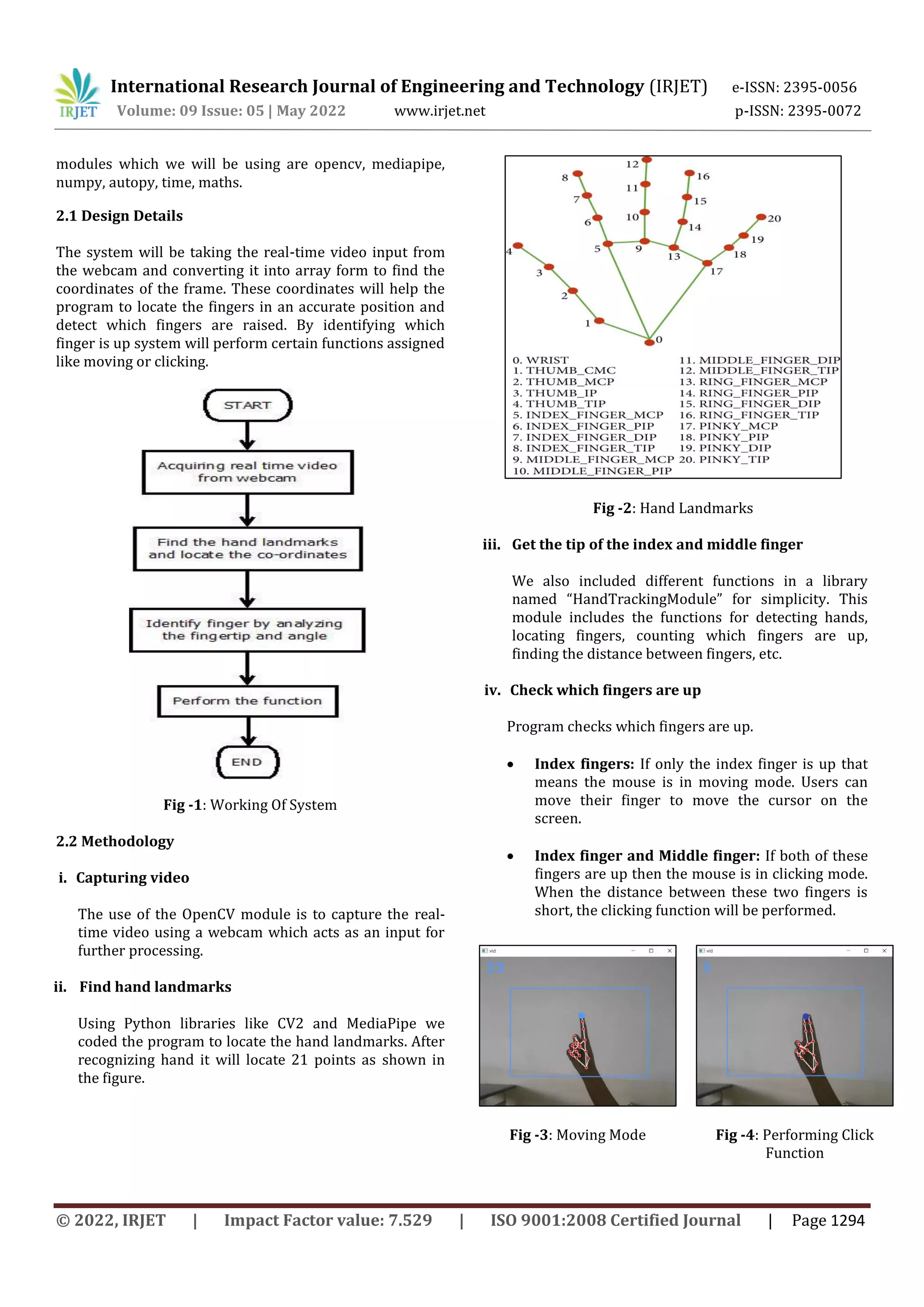 AI Virtual Mouse | PDF