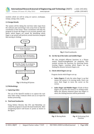 AI Virtual Mouse | PDF