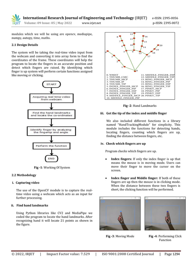 AI Virtual Mouse | PDF