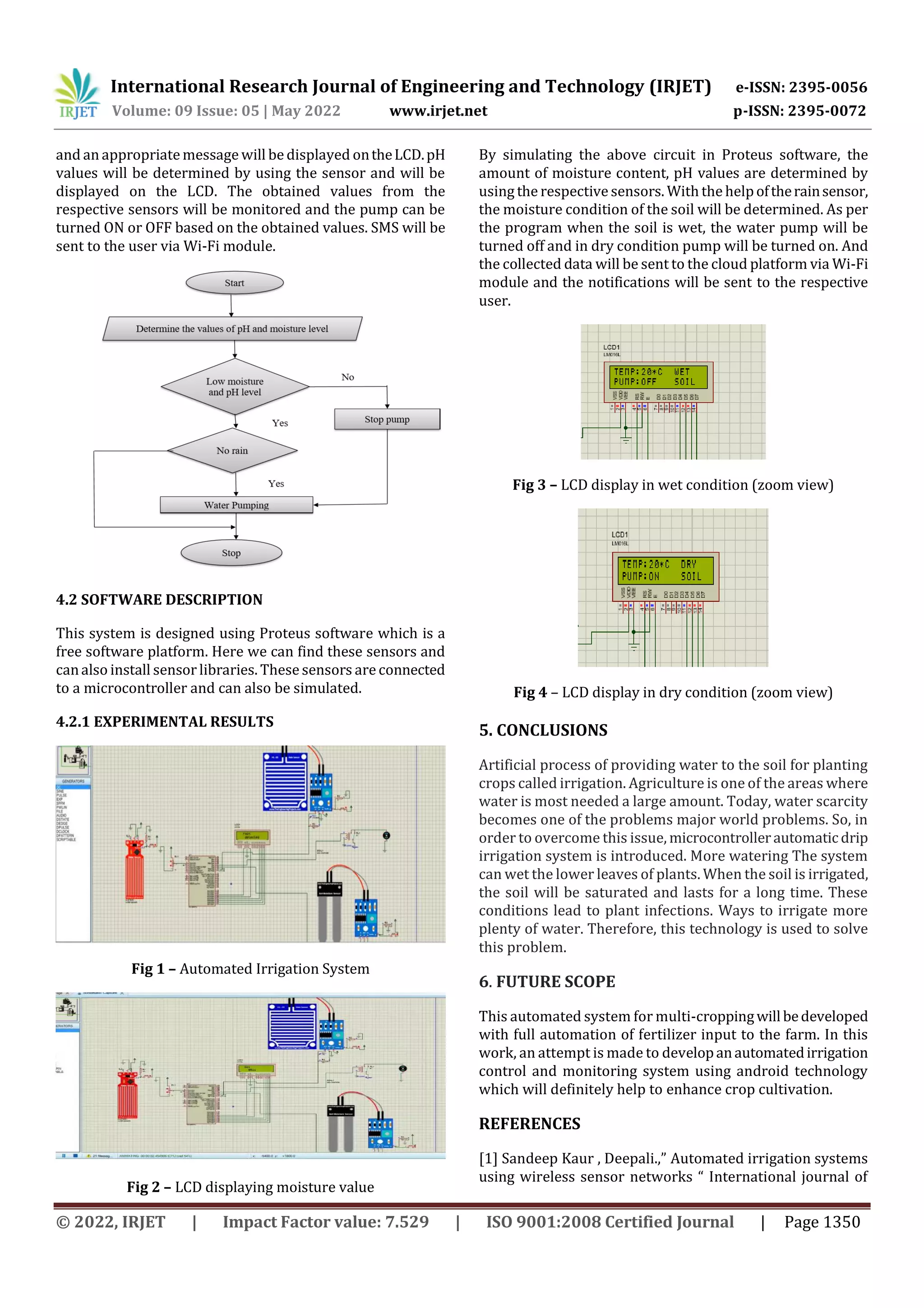 Automated Watering and Irrigation System Using IoT | PDF | Agriculture | Industries