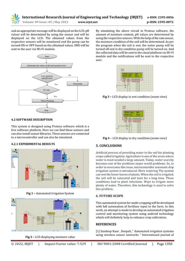 Automated Watering and Irrigation System Using IoT | PDF | Agriculture ...