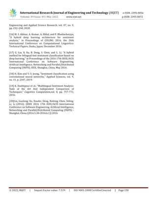 Hybrid Deep Learning Model for Multilingual Sentiment Analysis | PDF | Computer Software and ...