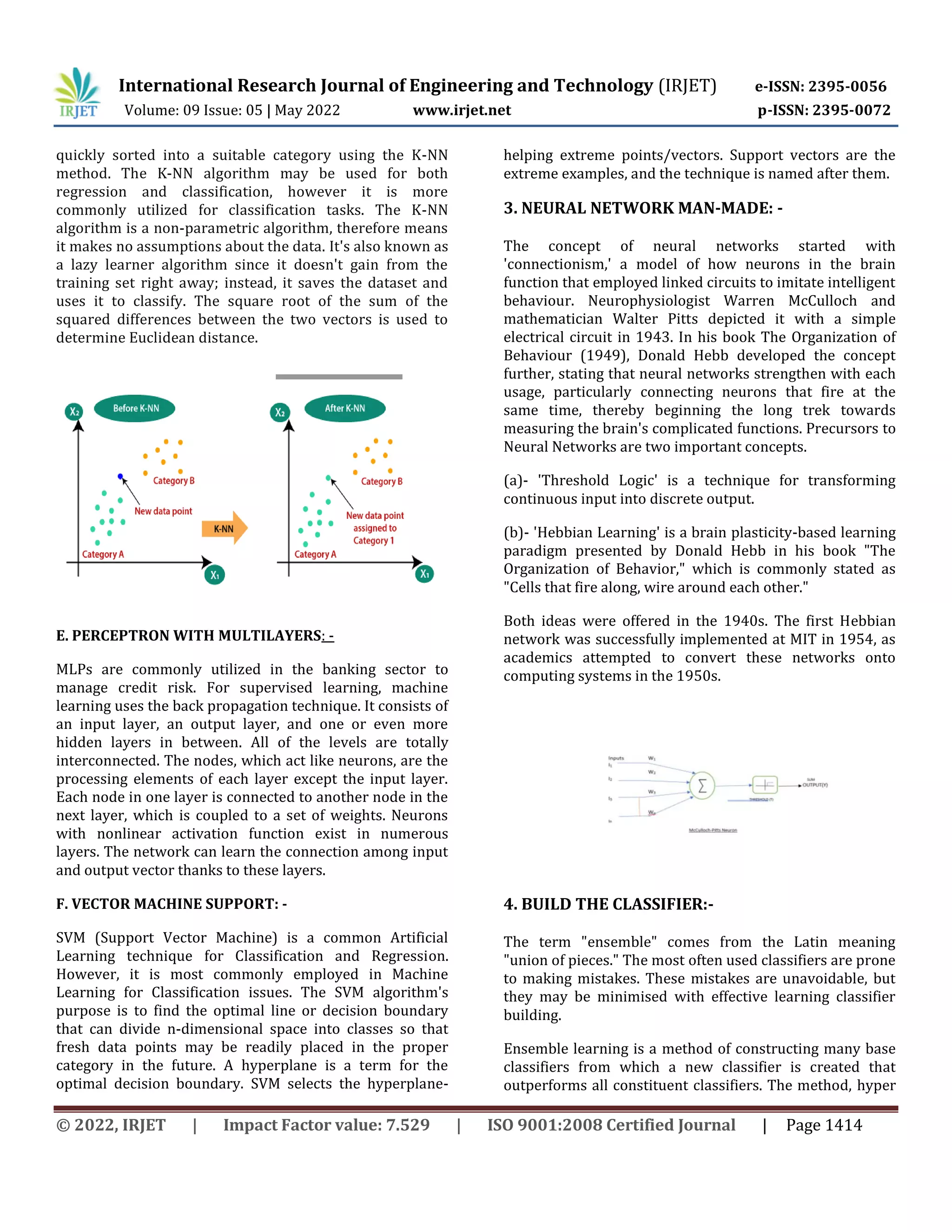 MACHINE LEARNING CLASSIFIERS TO ANALYZE CREDIT RISK | PDF | Financial Industry | Industries