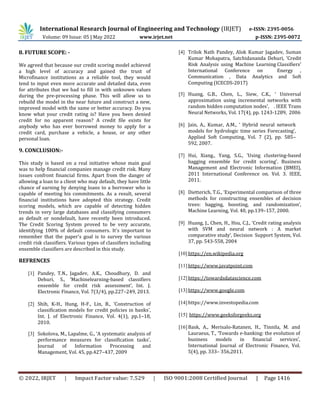 MACHINE LEARNING CLASSIFIERS TO ANALYZE CREDIT RISK | PDF | Financial ...