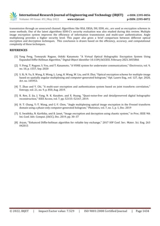 A REVIEW OF THE EXPANDED DIFFIE-HELLMAN ALGORITHM BASED VIRTUAL OPTICAL ...