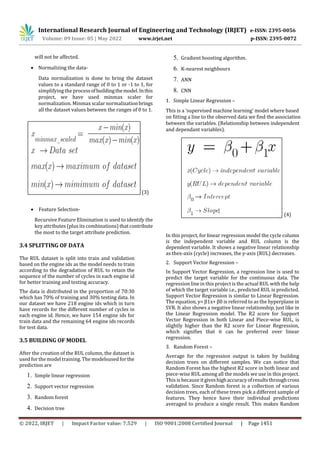 Comparative Study on the Prediction of Remaining Useful Life of an ...