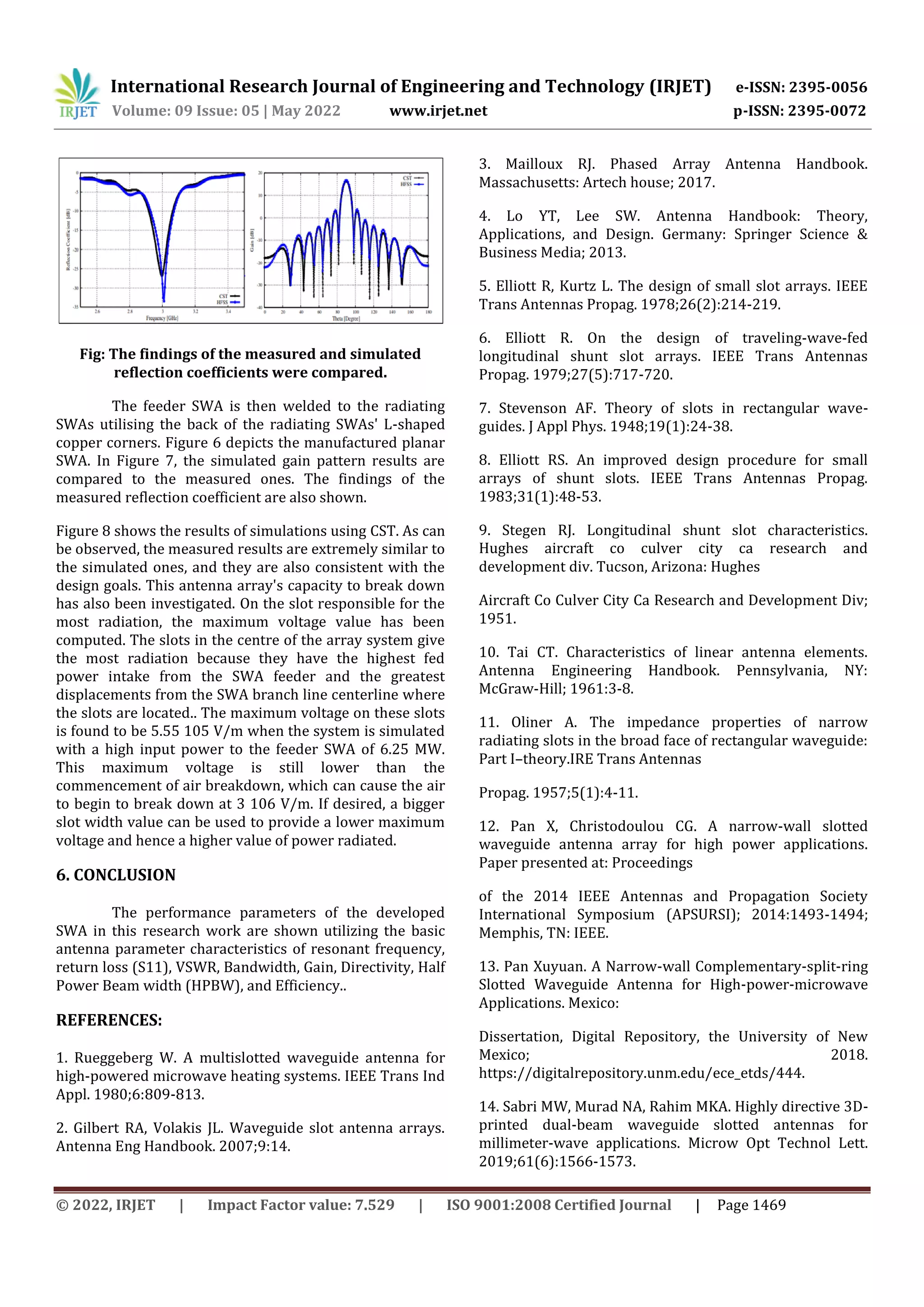 DESIGN OF SLOTTED WAVEGUIDE ANTENNA FOR WIRELESS APPLICATION | PDF
